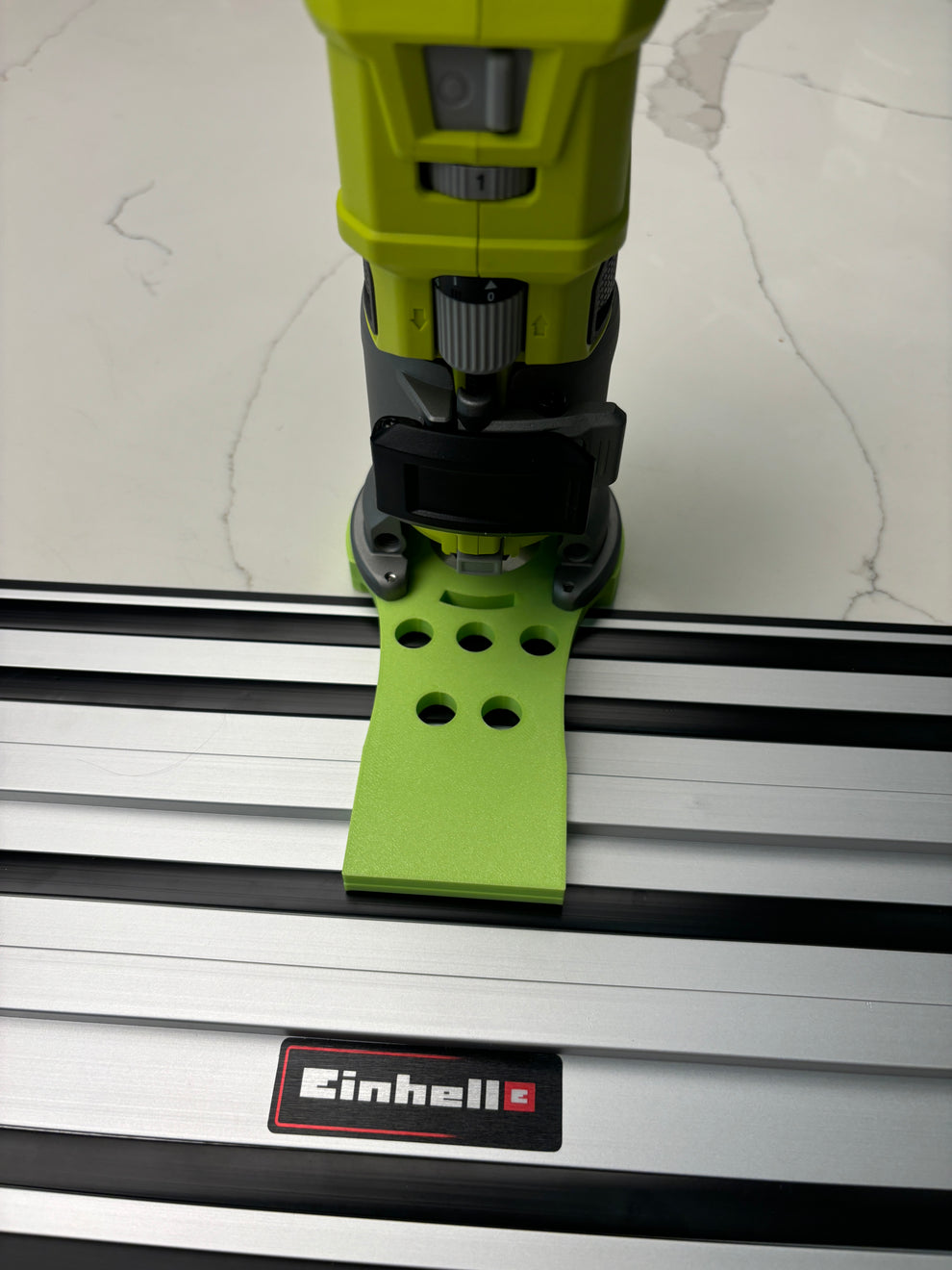 Ryobi RTR18 RTR18C R18TR P601 Plunge Base Guide Rail Adaptor to Einhel ...