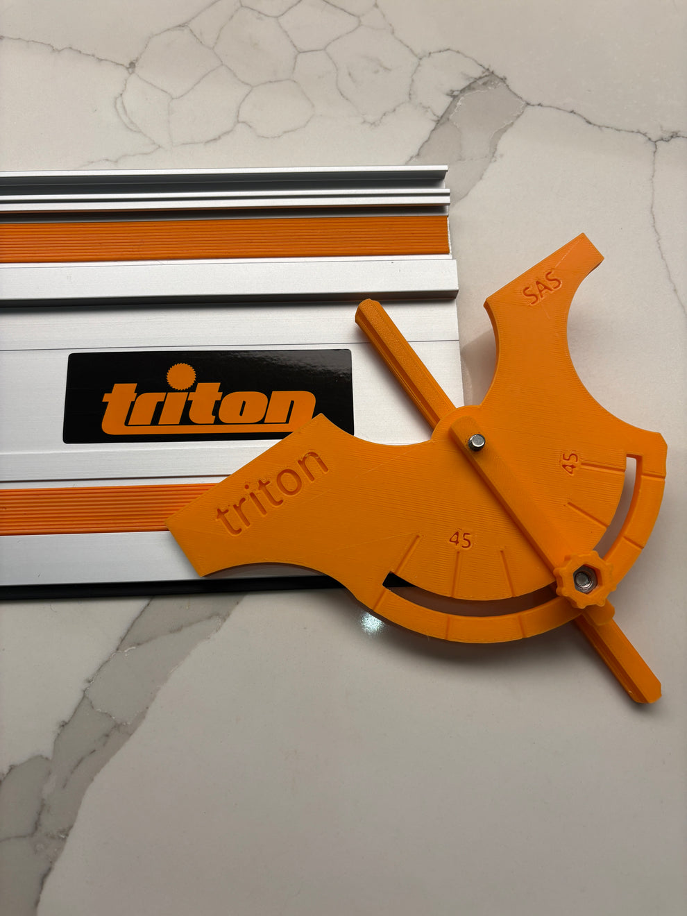 Triton Fully Variable Adjustable Angle Guide Rail Fence Attachment ...